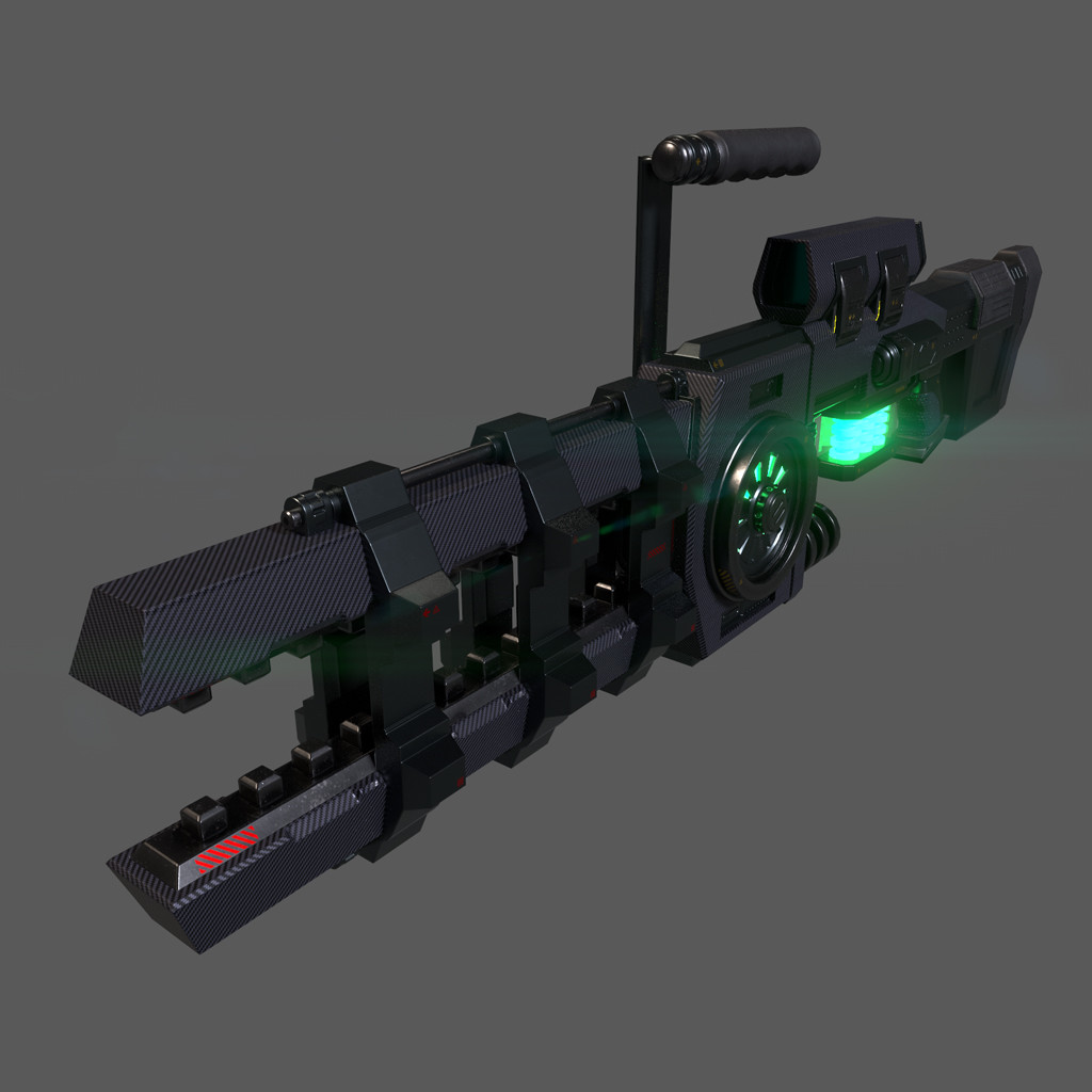 ArtStation - Outpost Zero: Railgun