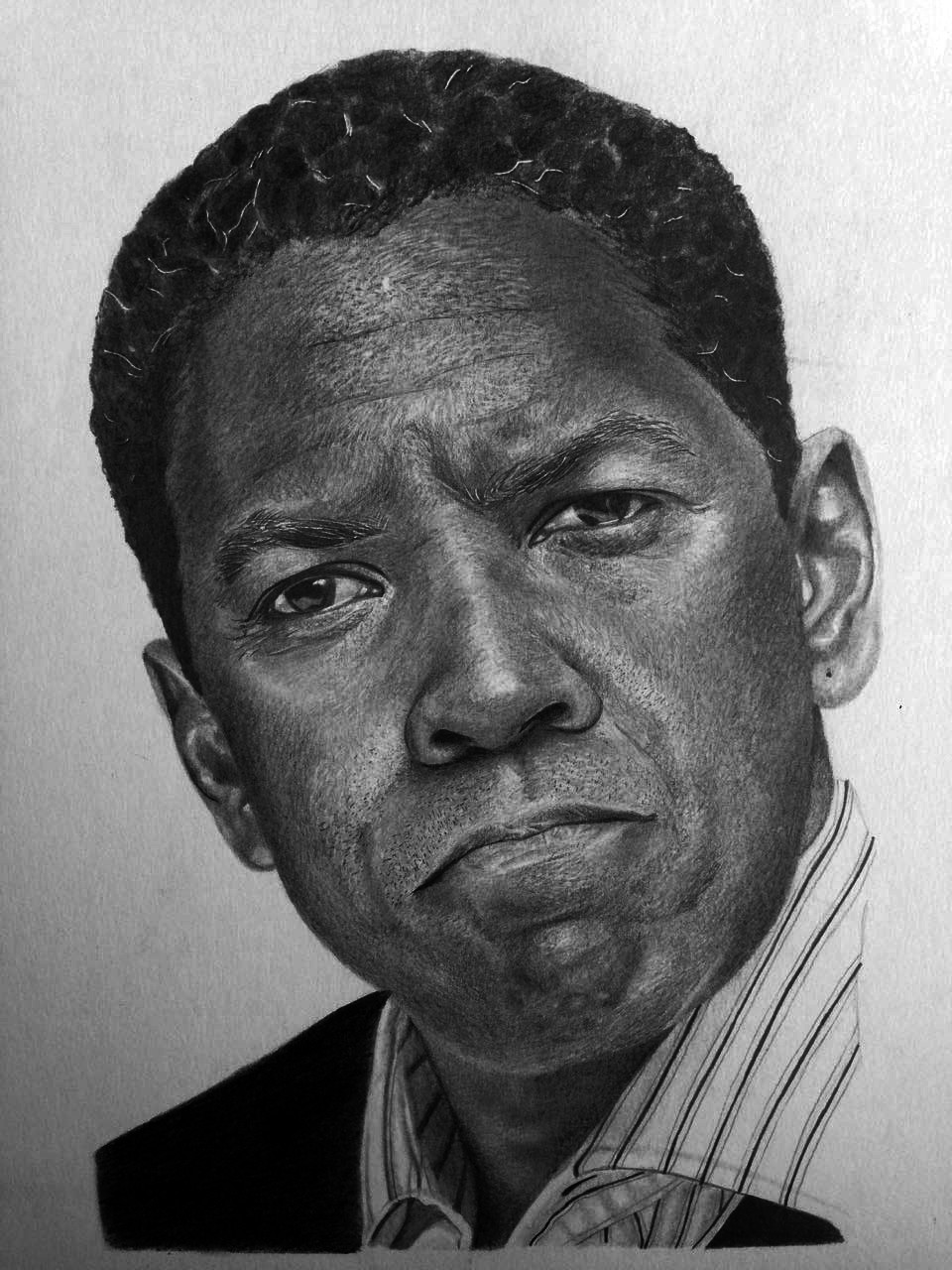 ArtStation - Desenho Denzel Washington