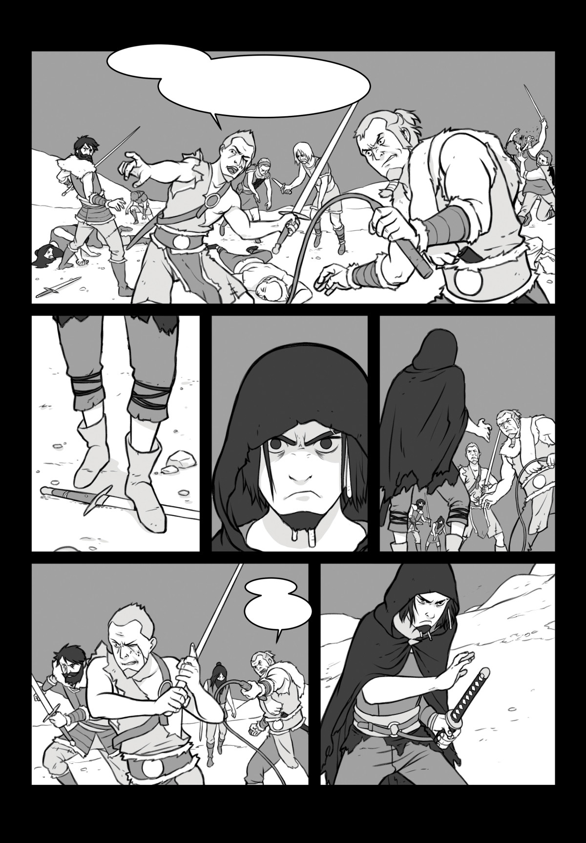 ArtStation - Comic Pages - Post Mortem 1