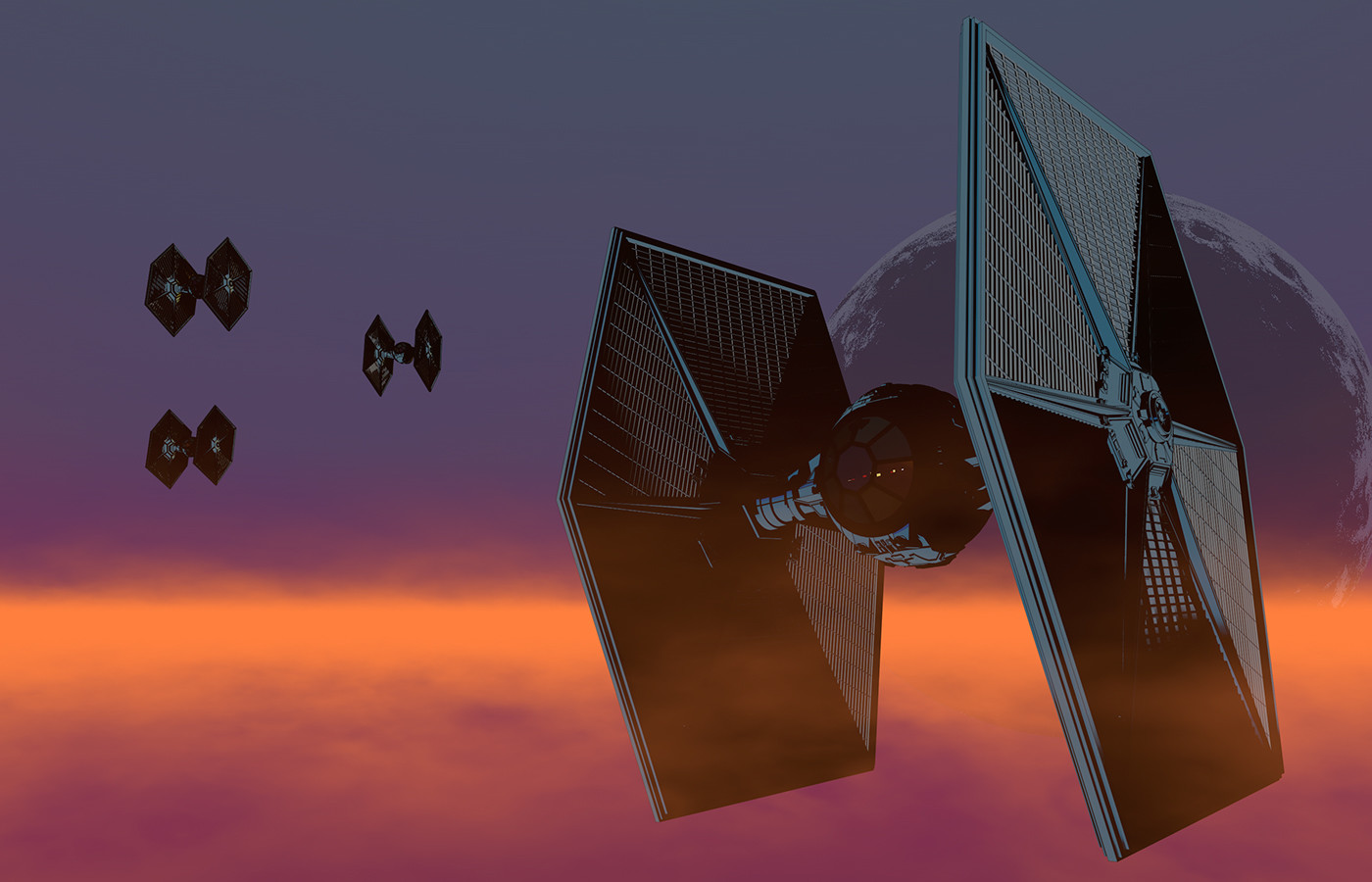 ArtStation - Tie Fighter