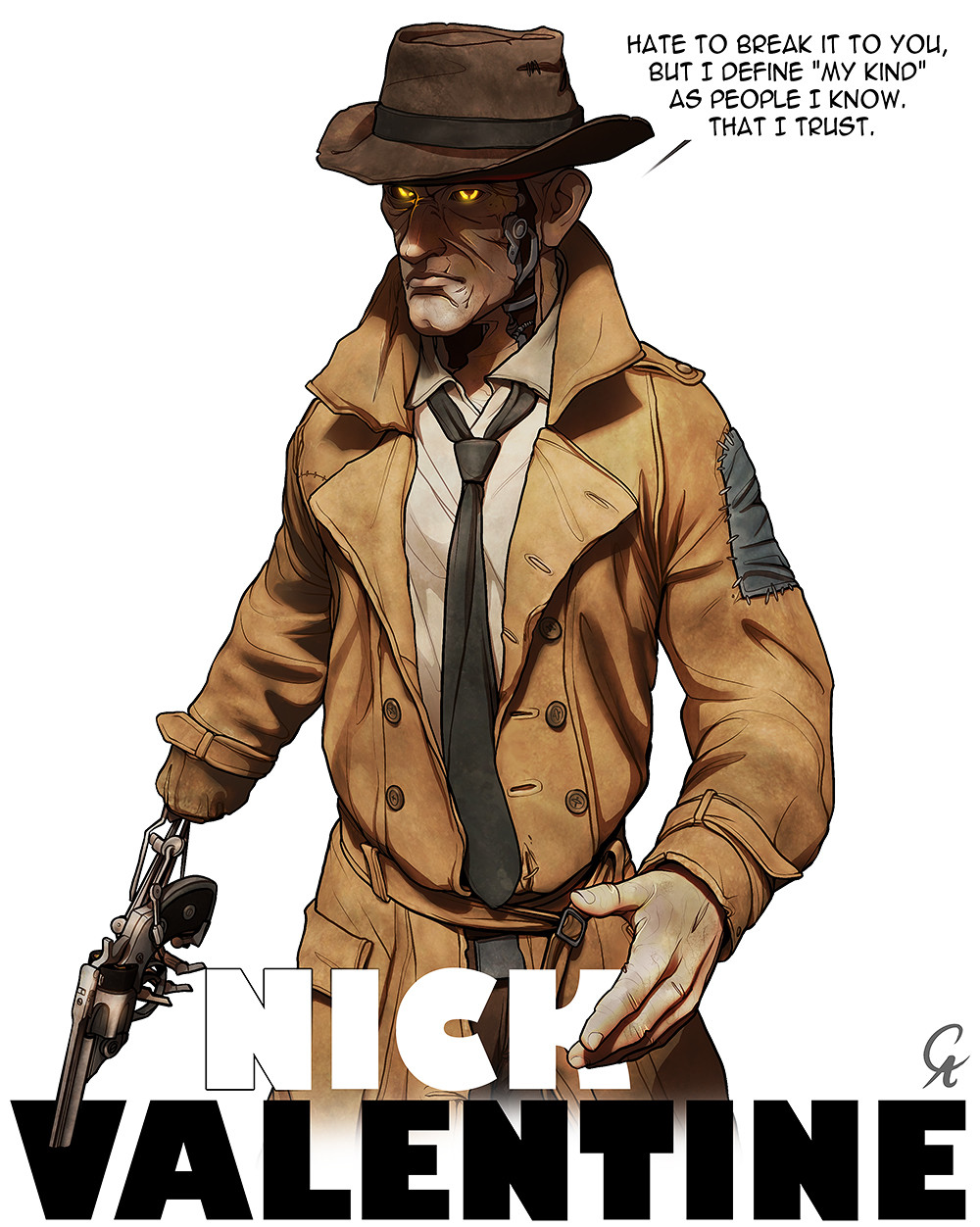 ArtStation - Fallout Character Portrait Series