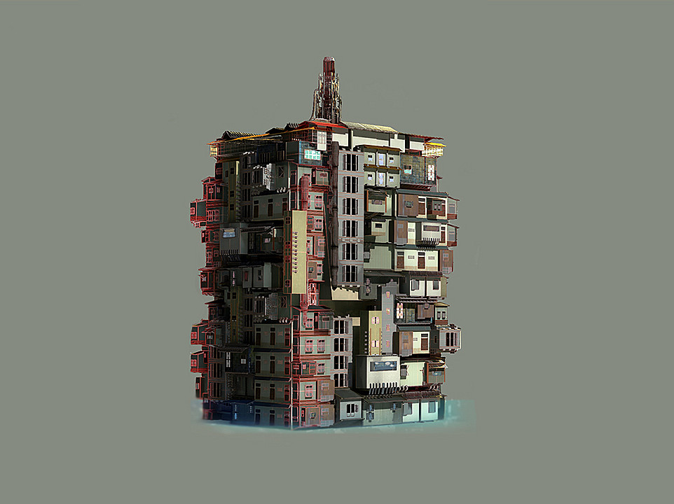 ArtStation - Sci FI Slums