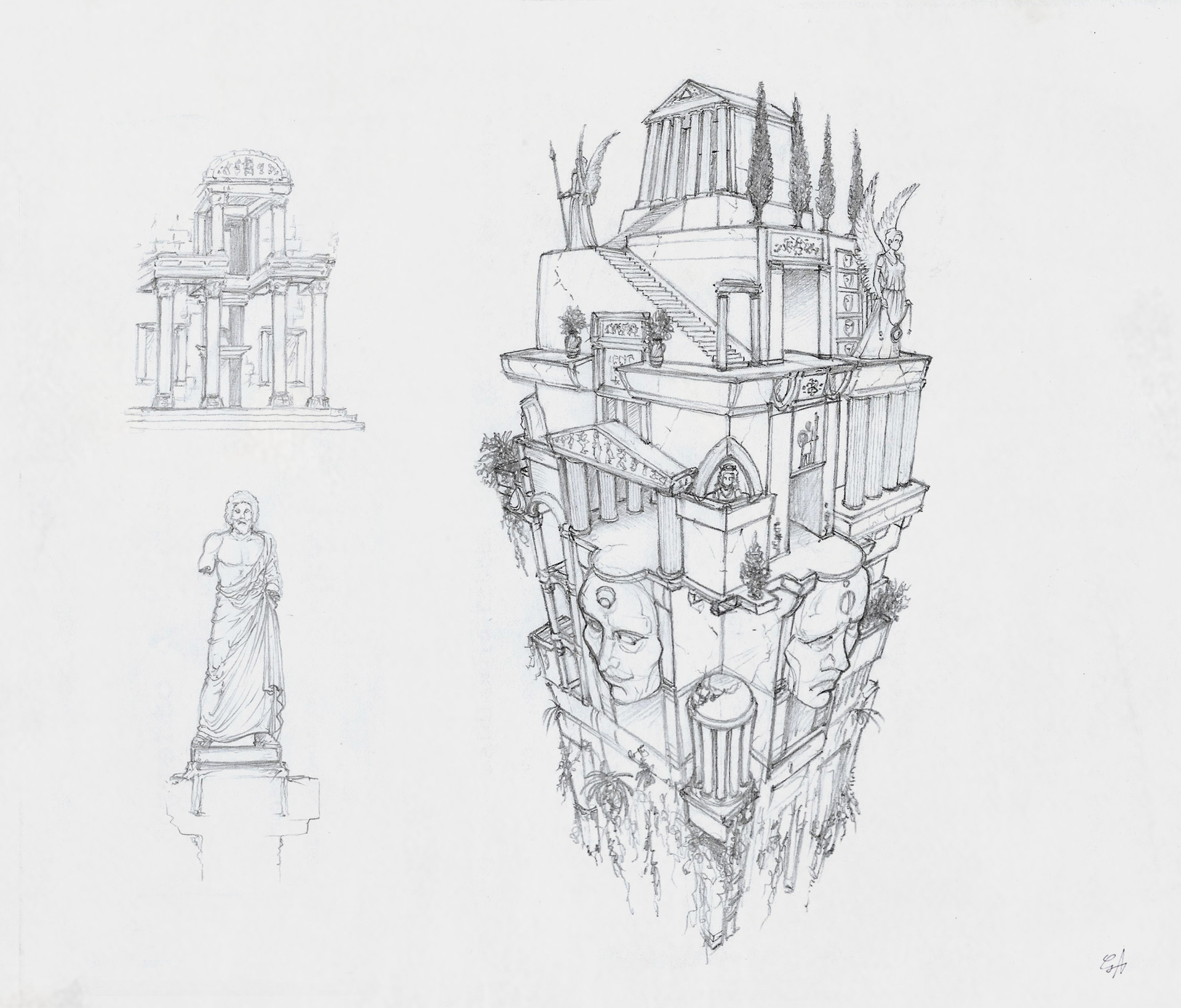 ArtStation - Buildings studies