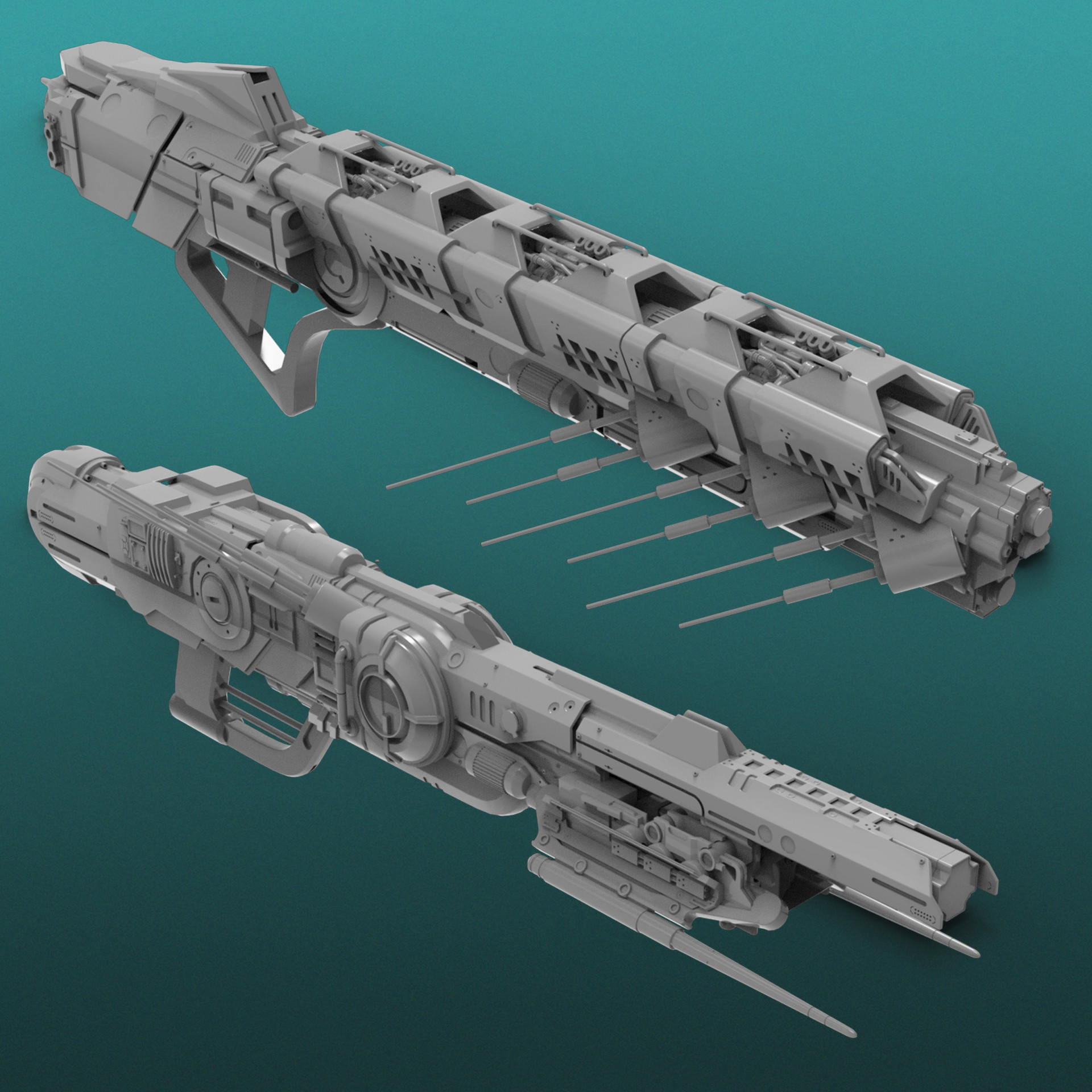 ArtStation - Artstation challenge 04 - Weapon Blocking, Andrew Hodgson