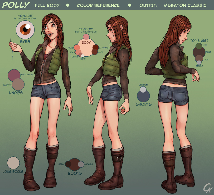 ArtStation - Character Concepts and Model Sheets