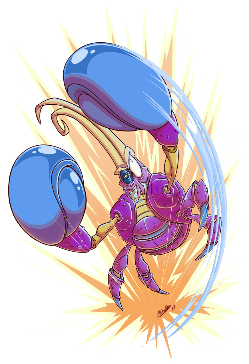 ArtStation - Crabrawler (pokemon)