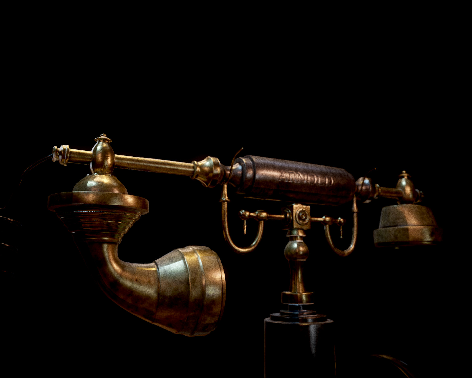 ArtStation - Steampunk phone