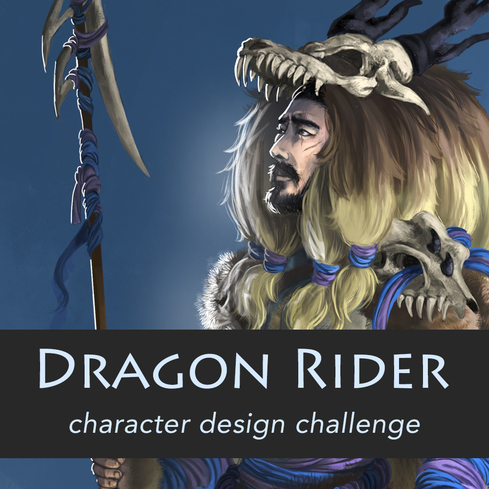 ArtStation - Character Design Challenge - Dragon Rider