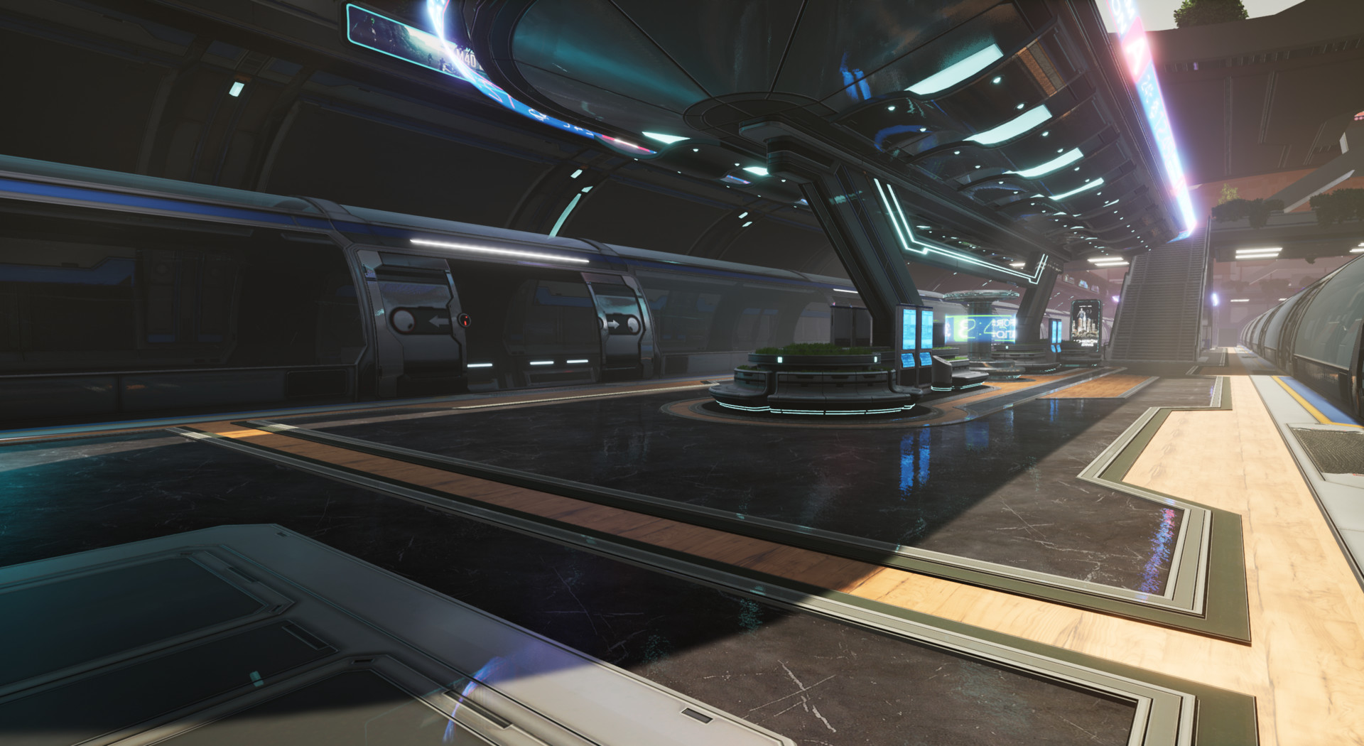 ArtStation - Hyperloop Station, Aleksandr Kolyada