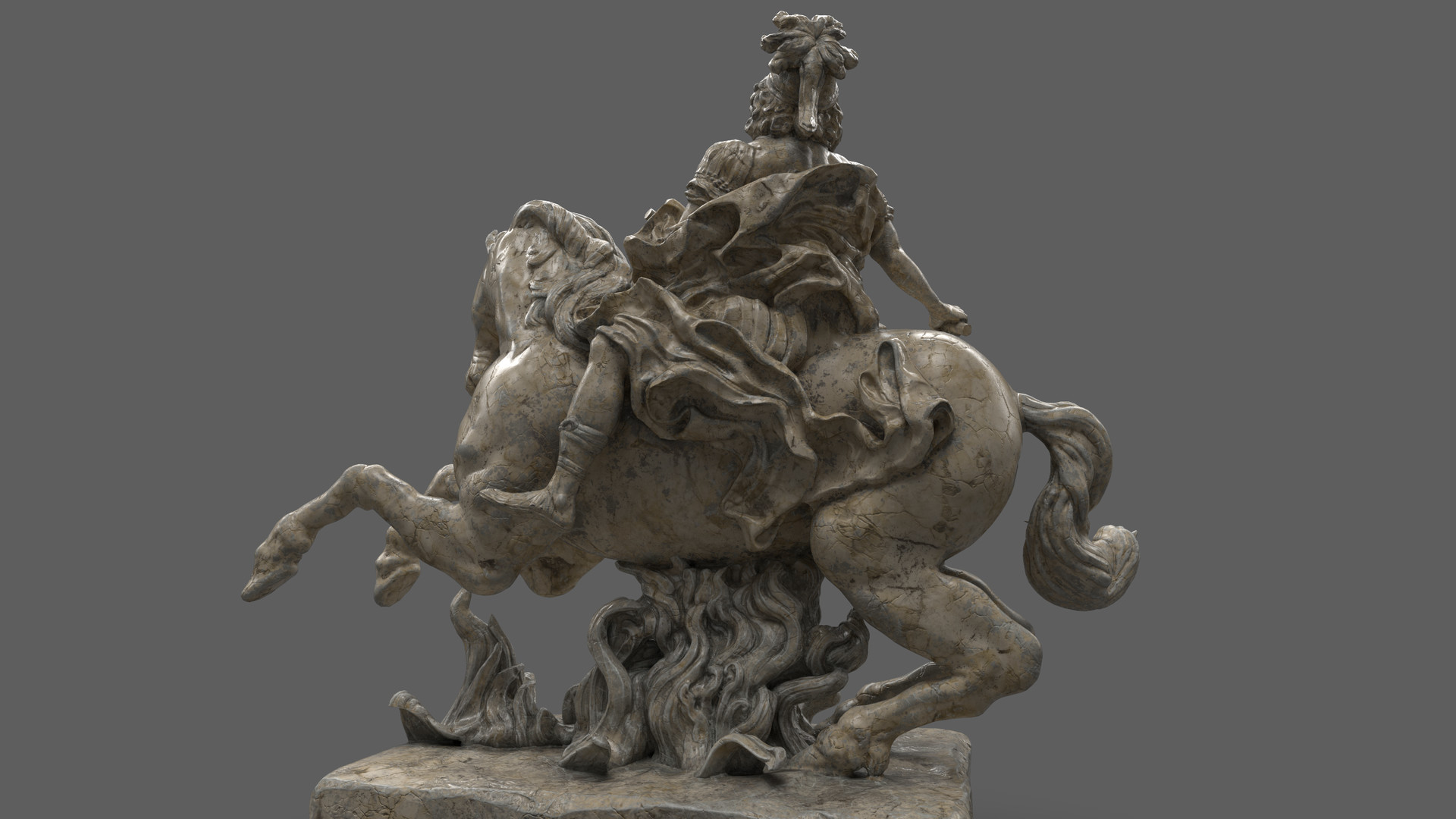 ArtStation - Ancient knight statue