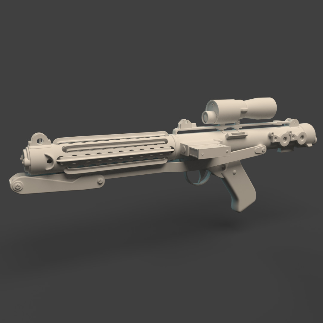 ArtStation - Blaster E11 (Work in Progress)