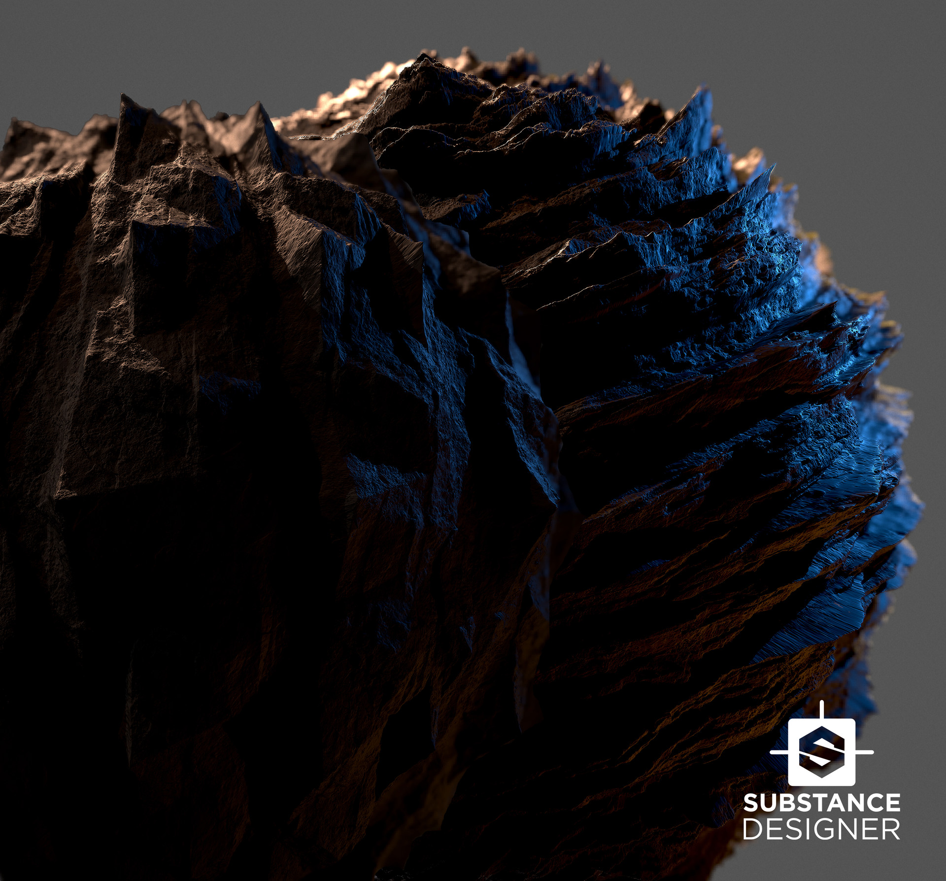 ArtStation - Aggressive Dark Planet Rocks.