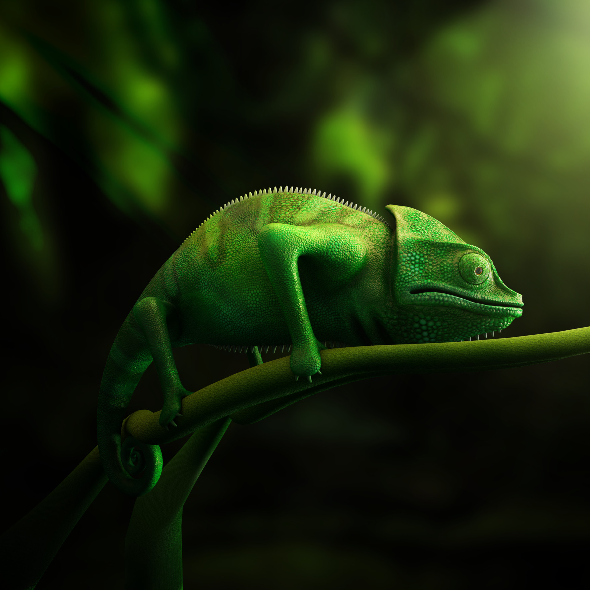 ArtStation - Green Chameleon