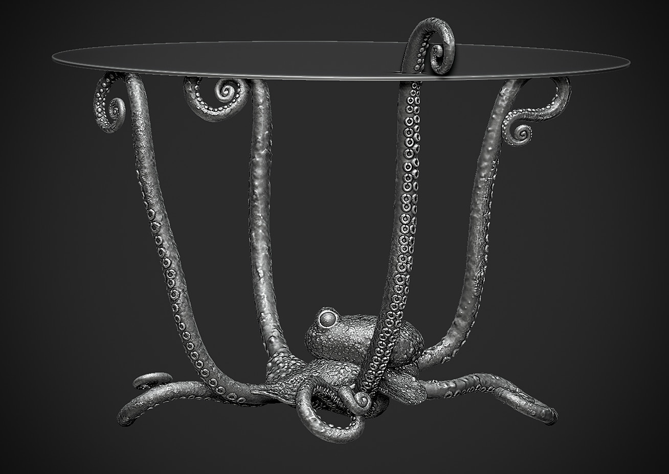 ArtStation - Octopus table