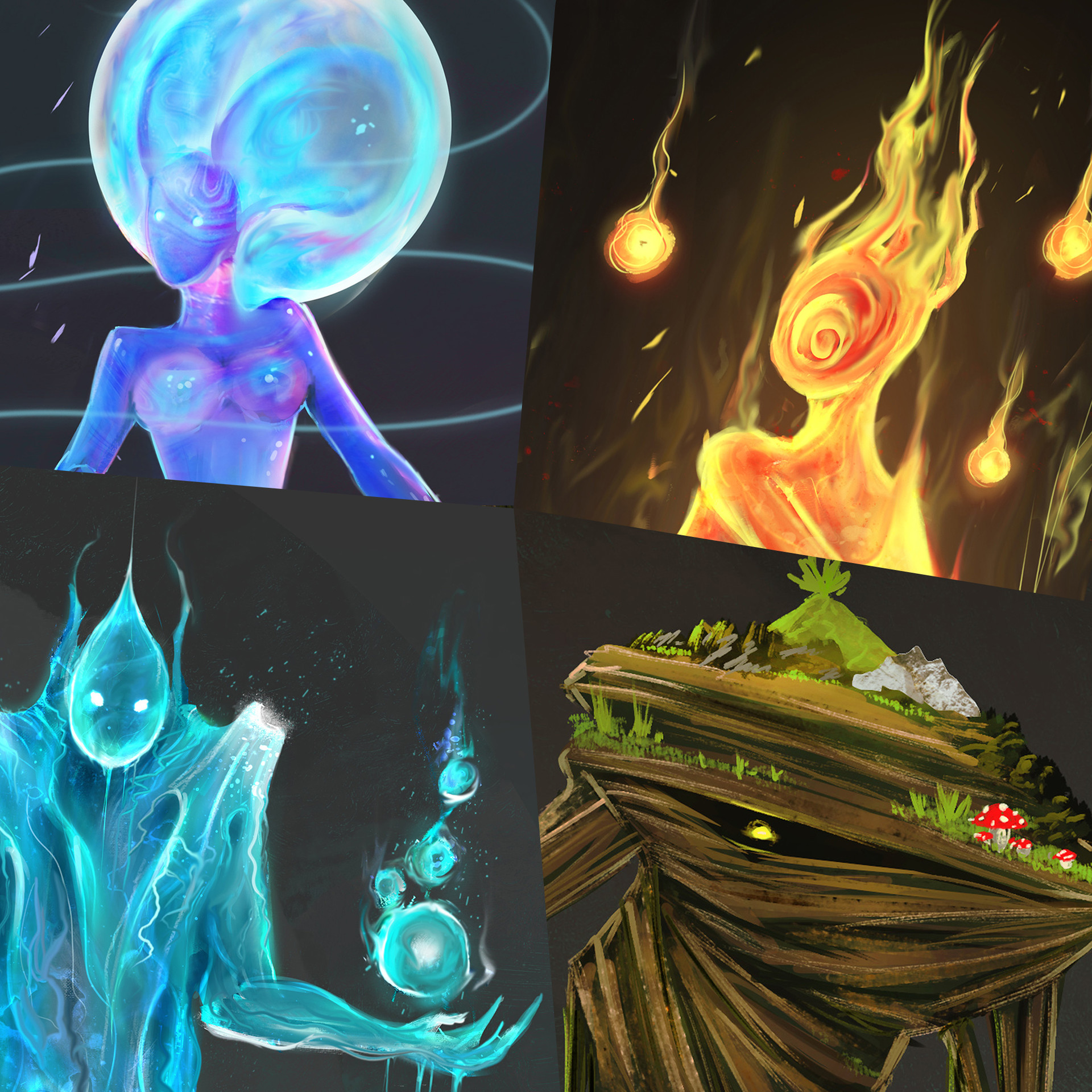 ArtStation - Elementals