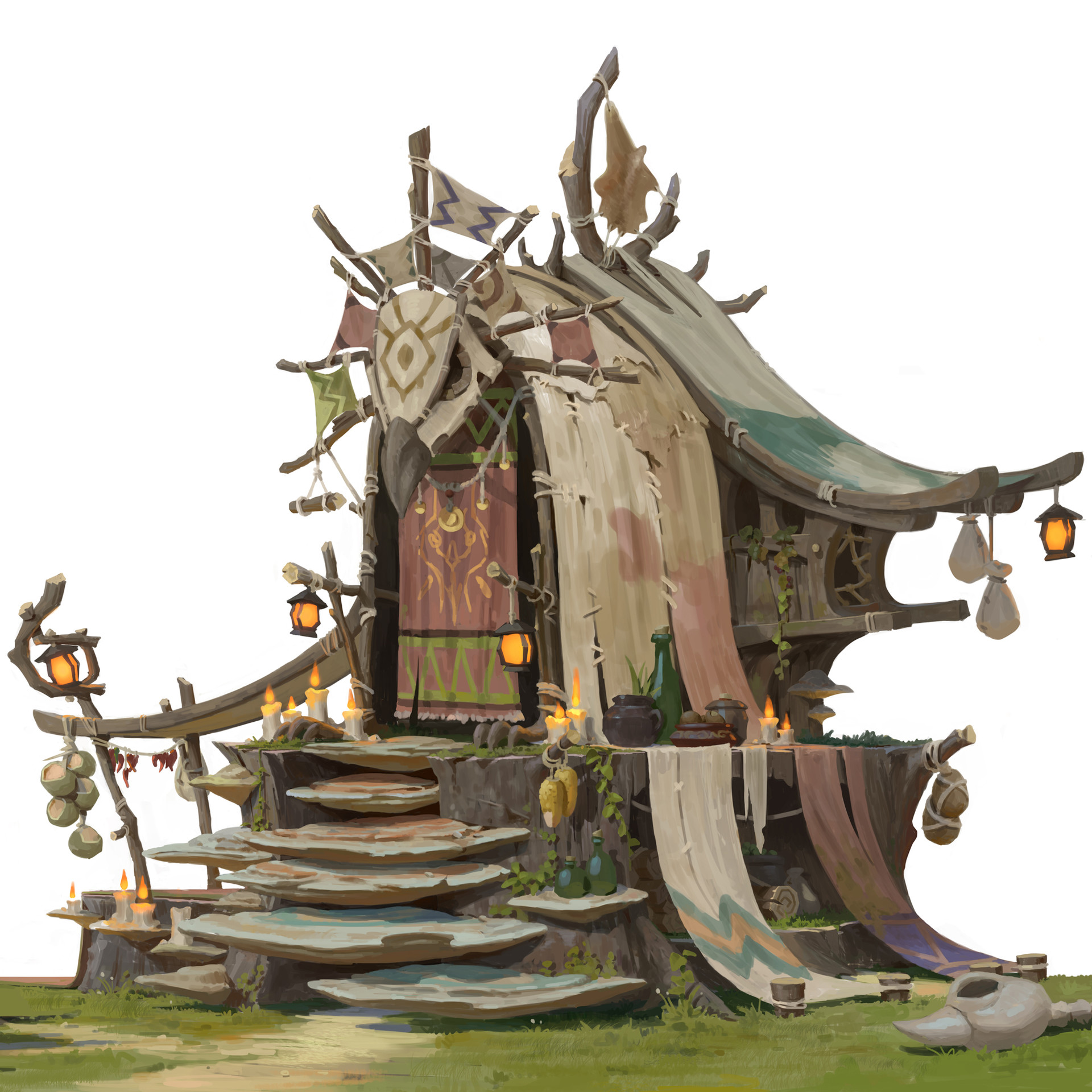 ArtStation - Sorcerer house