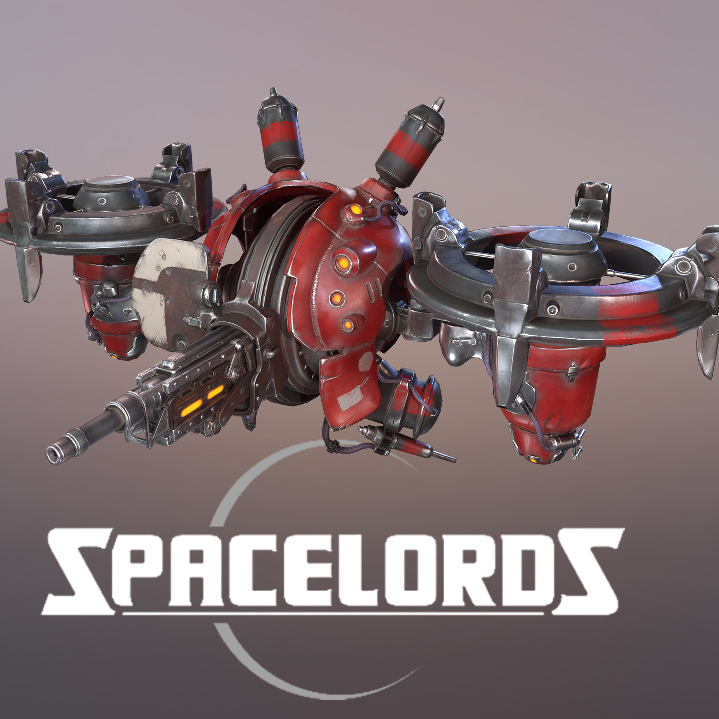 ArtStation - Weapons and drones from Spacelords