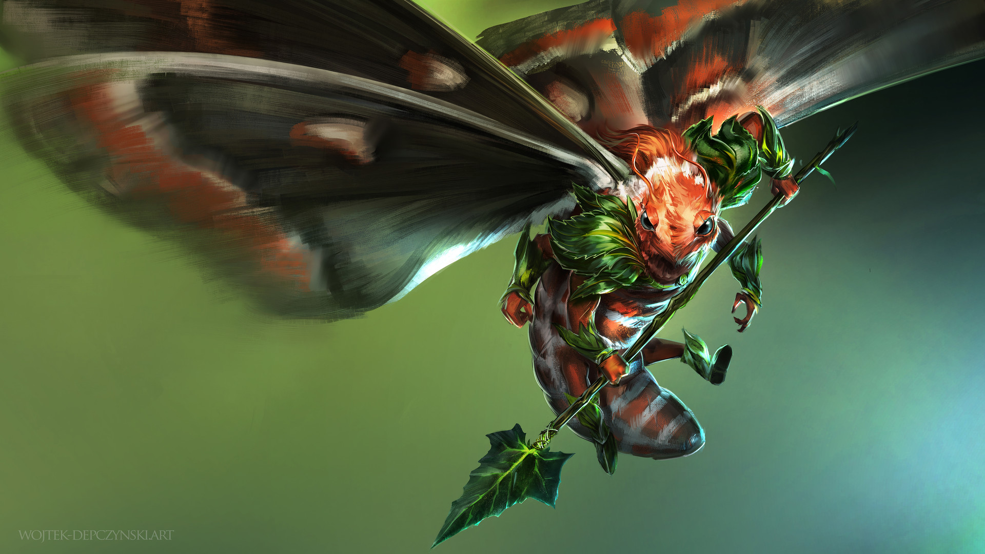 ArtStation - Moth Warrior