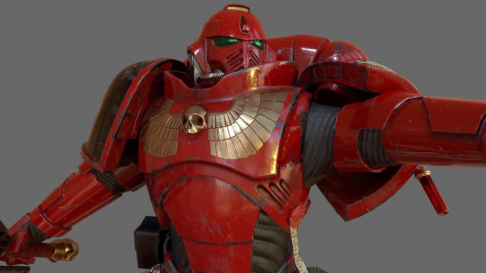 ArtStation - Primaris Space Marine (Re-visted)