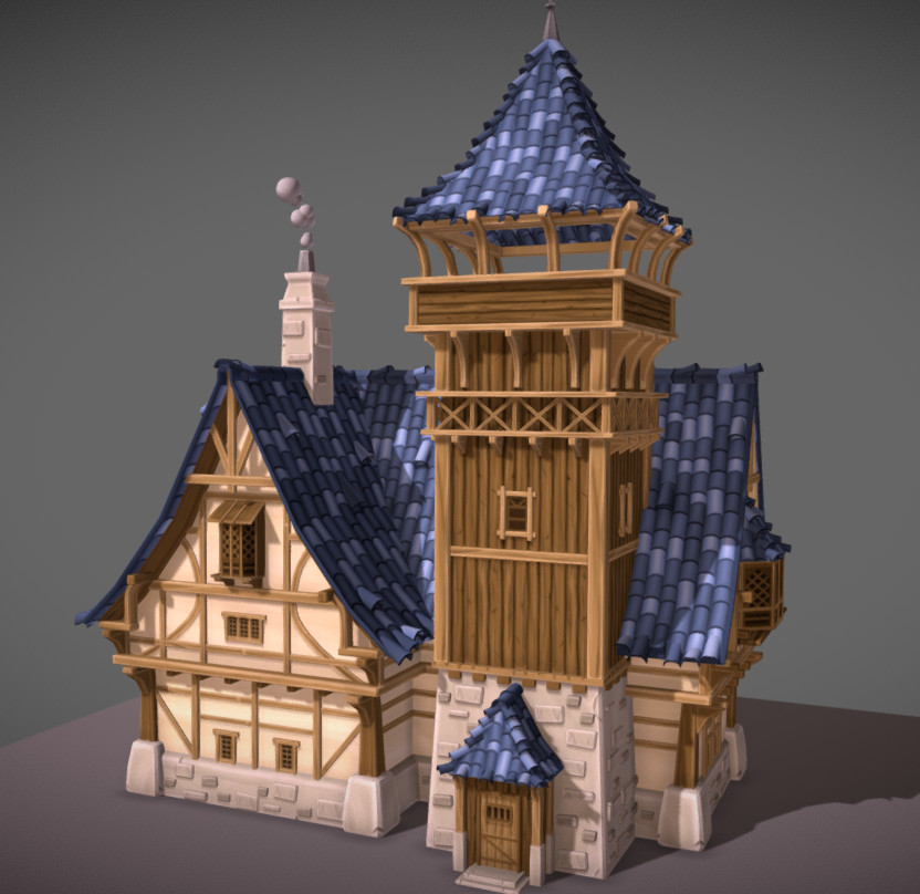 ArtStation - Stylized Fantasy House