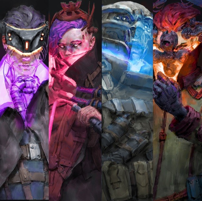 ArtStation - SAMURAI VS SHINOBI | CYBERPUNK | RENDER.RU