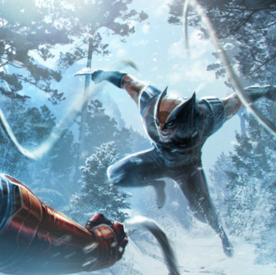 ArtStation - Wolverine vs Omega Red