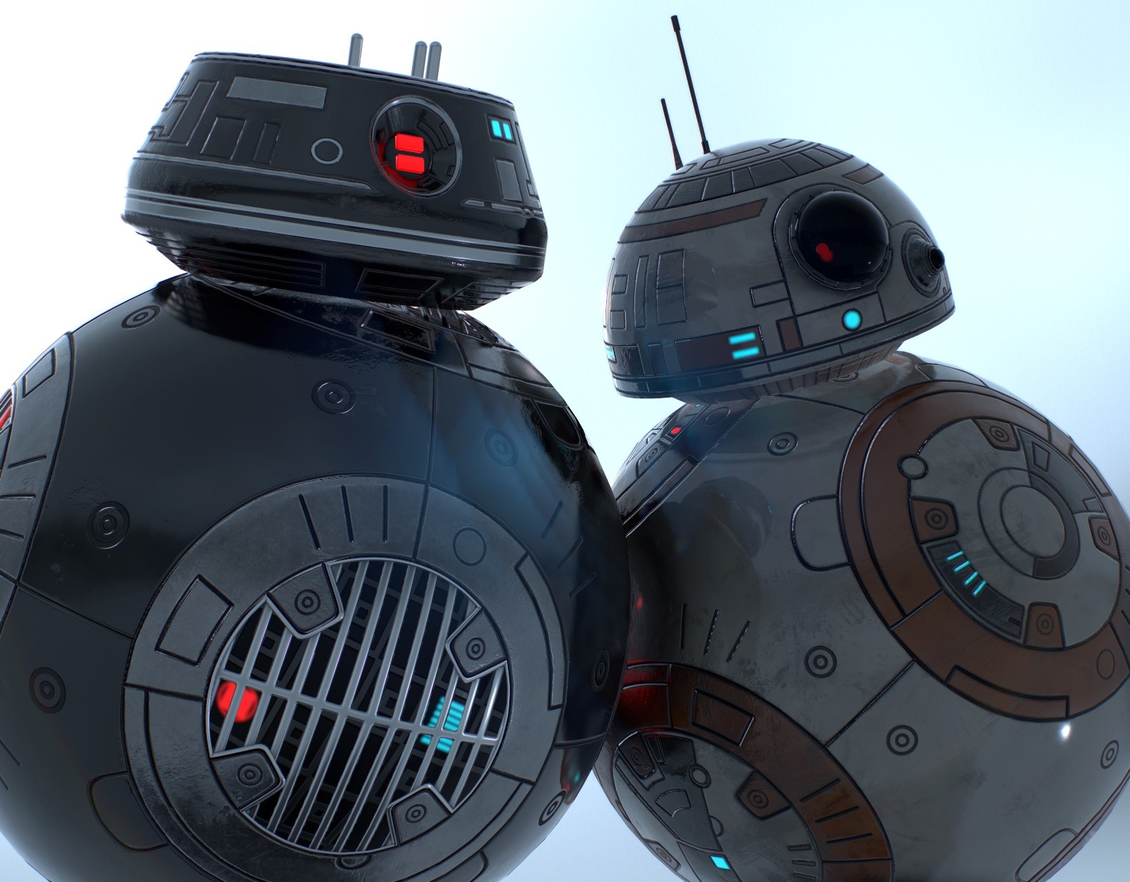 ArtStation - Star Wars BB-8 and BB-9E