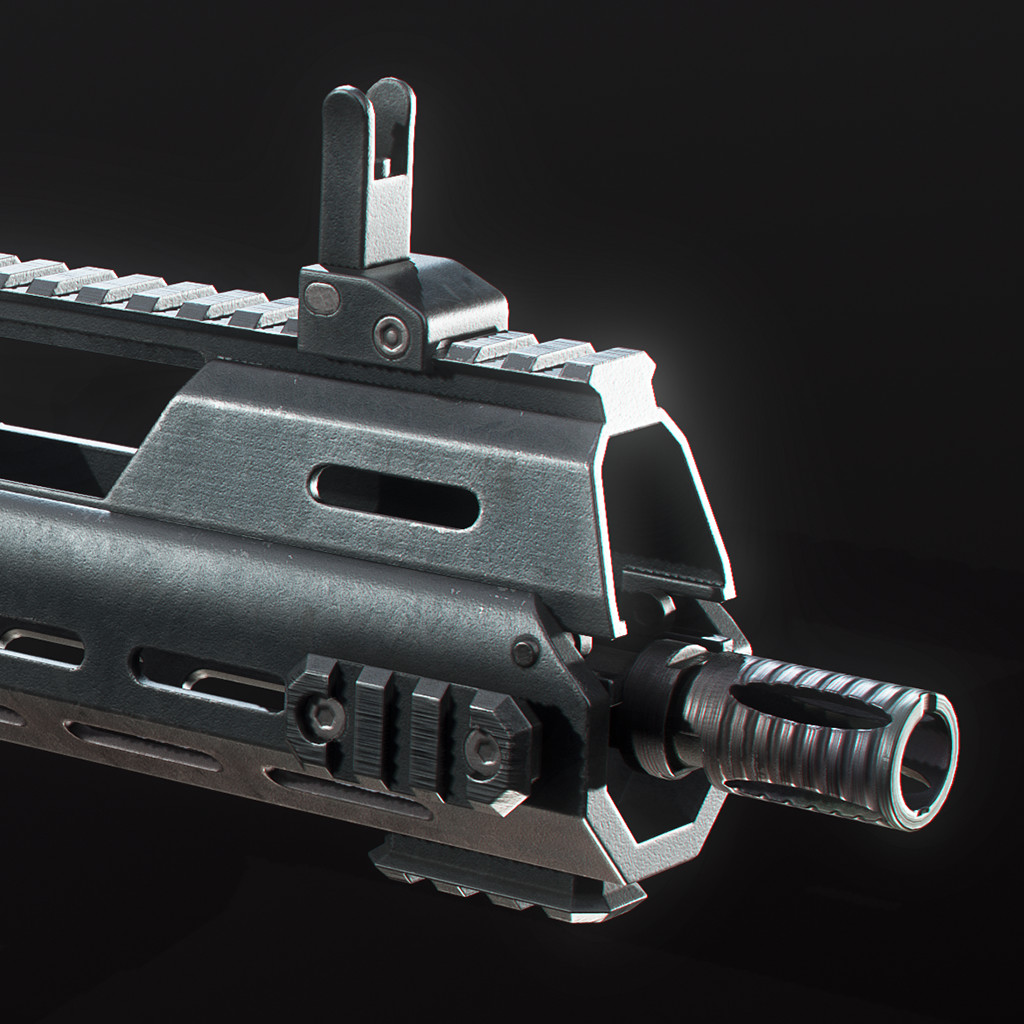 ArtStation - MSBS 556B Assault Rifle