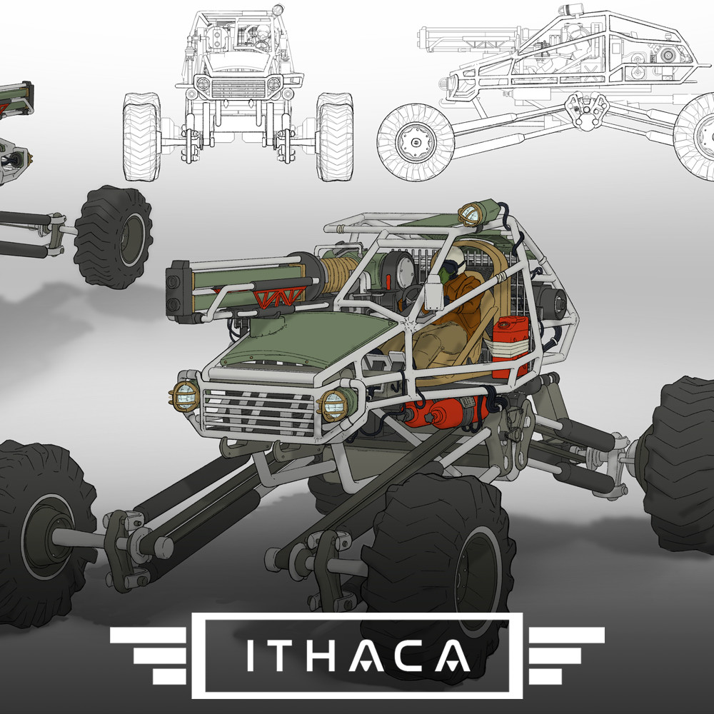 ArtStation - Colonist Attack Buggy