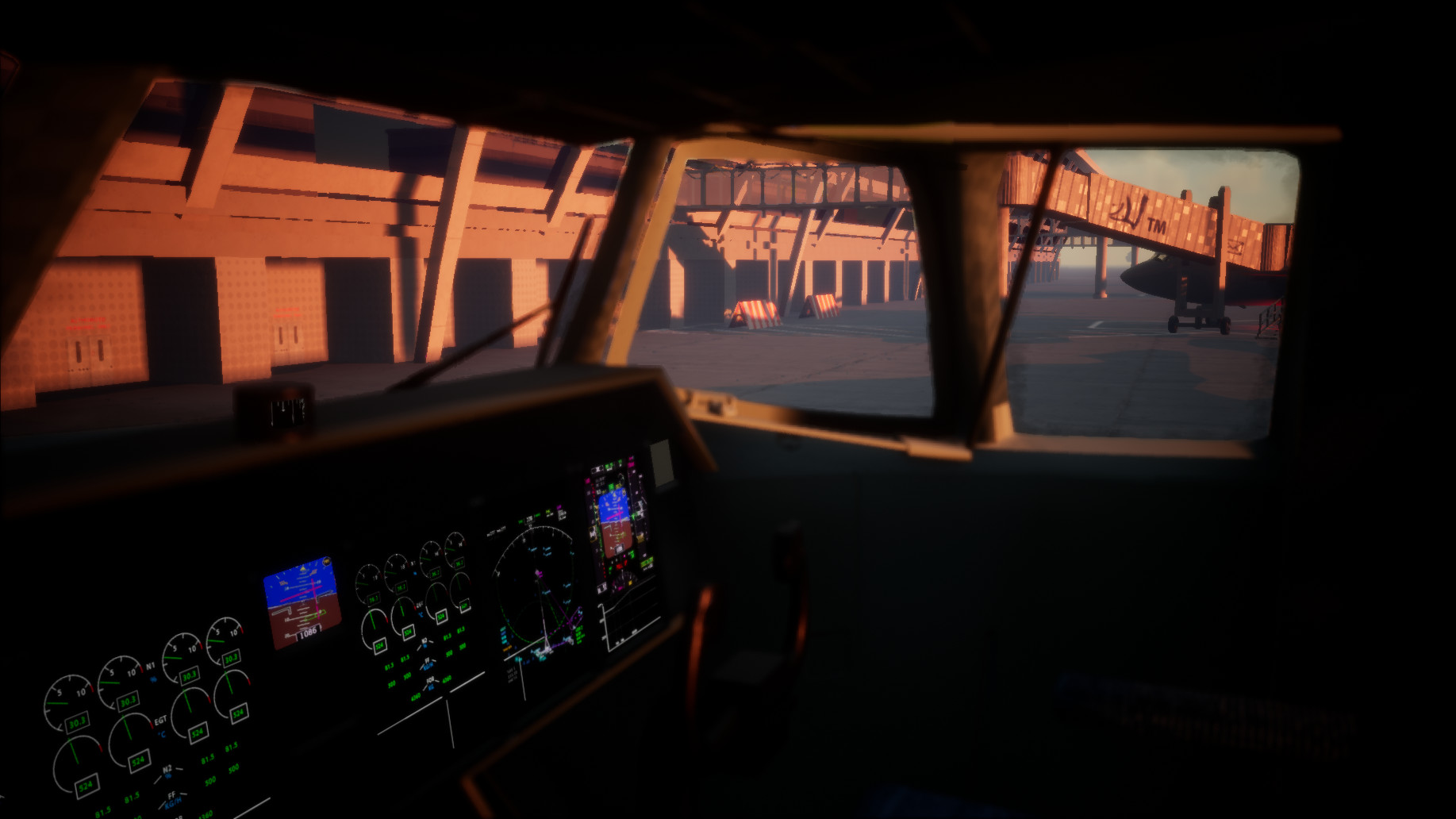 ArtStation - Unreal Engine 4 Terrain Following Airport Environment