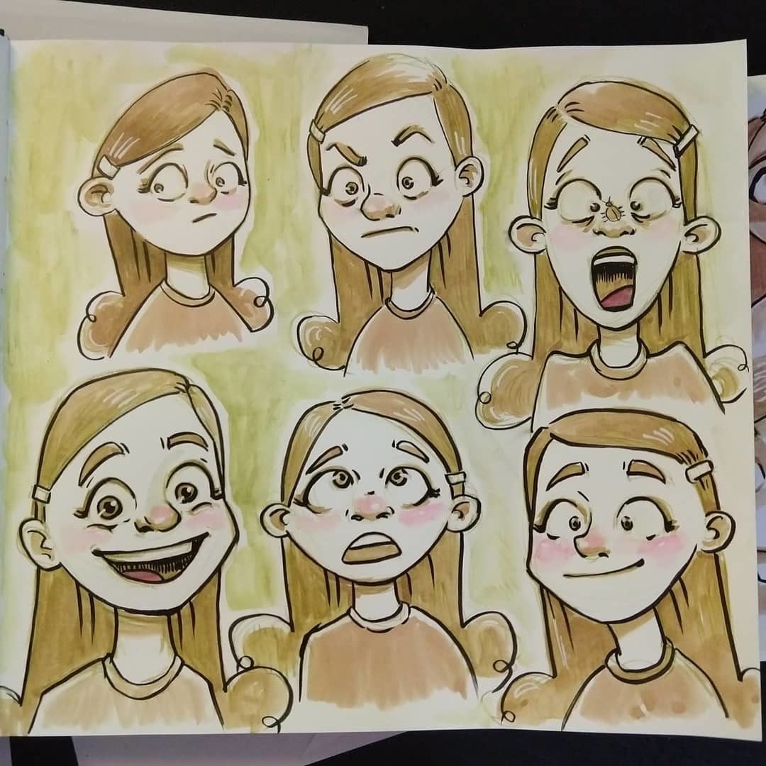 ArtStation - Character expression studies