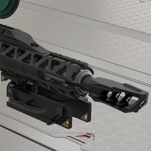 ArtStation - XM998 - 50cal - Bolt Action Rifle