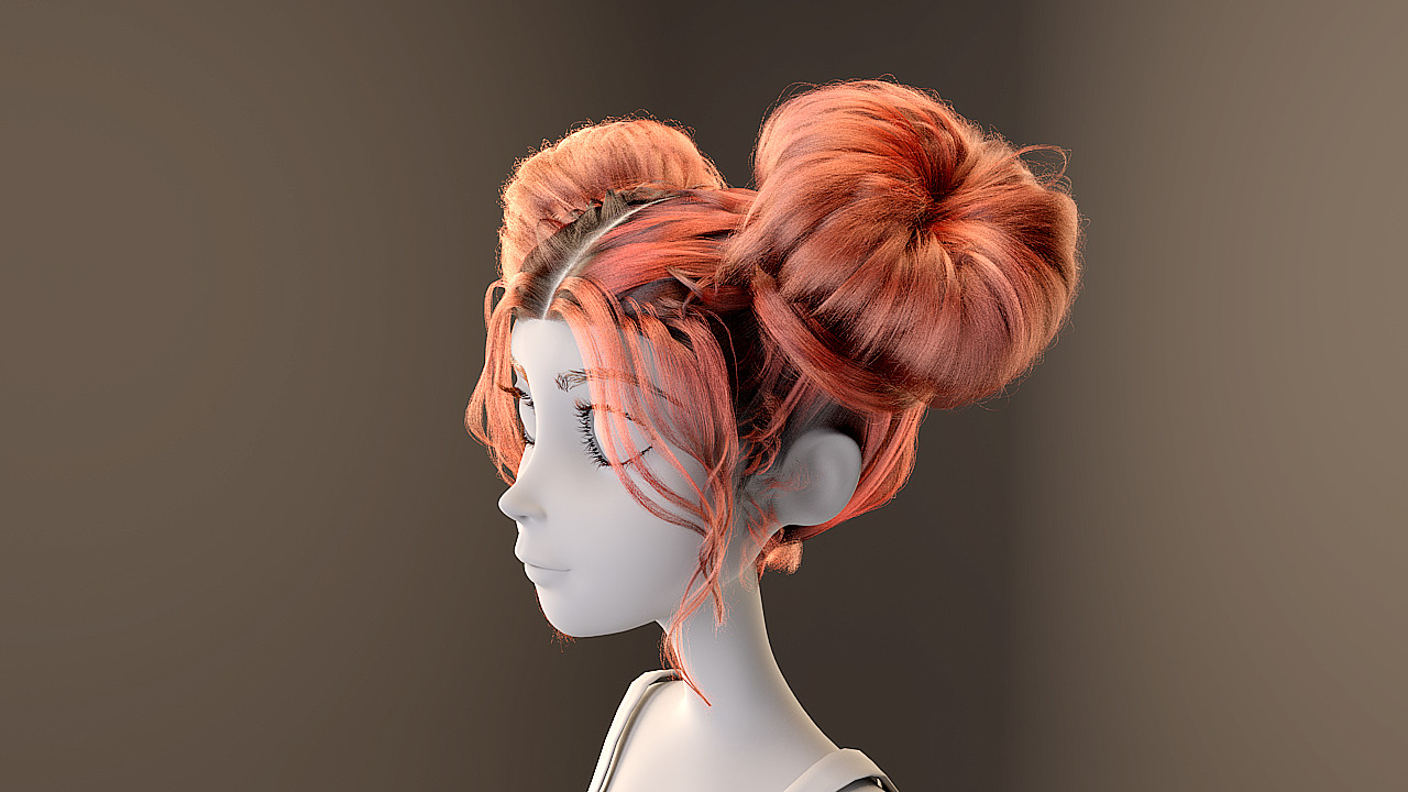 ArtStation - Double Bun Sketch