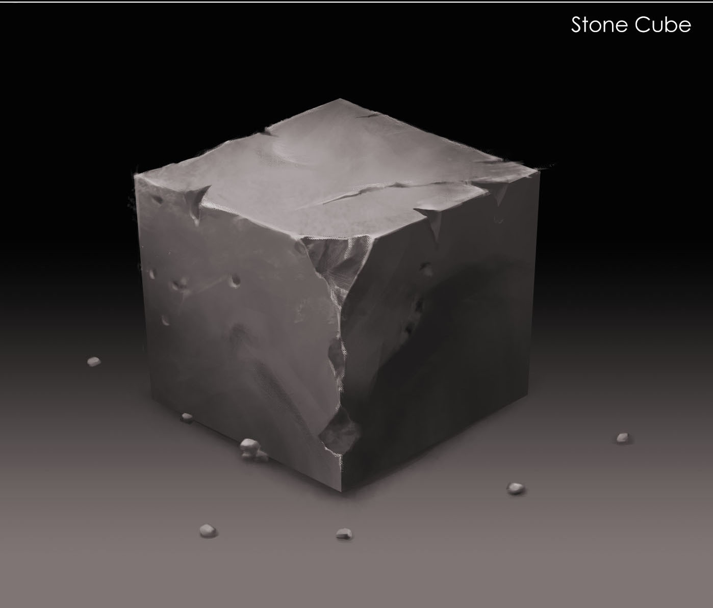 ArtStation - Stone Cube