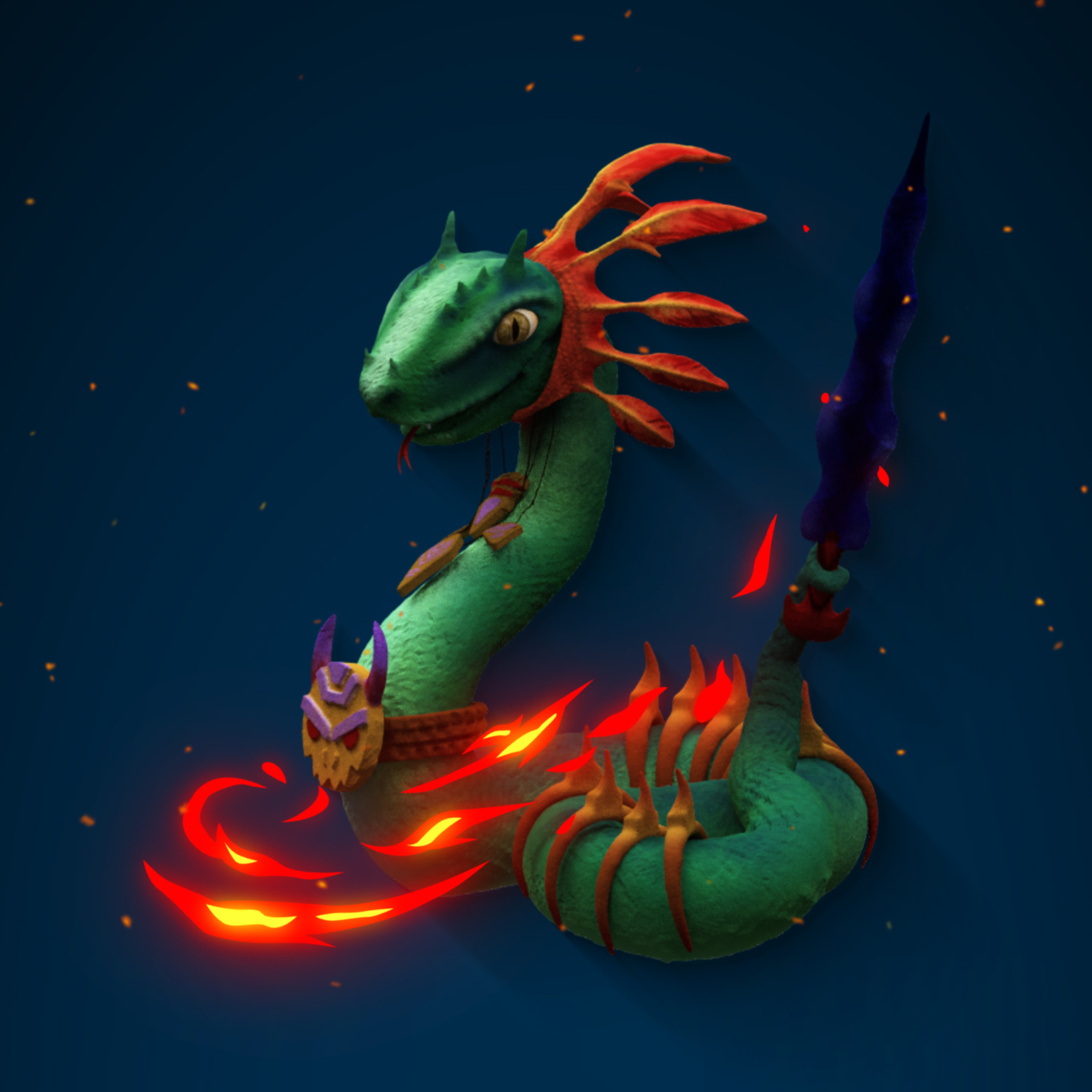 ArtStation - Snake Characters