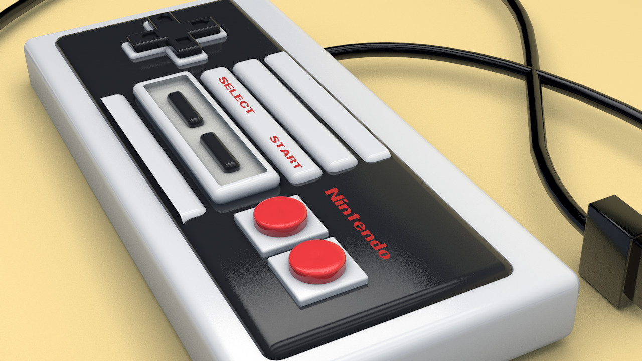 ArtStation - NES Controller