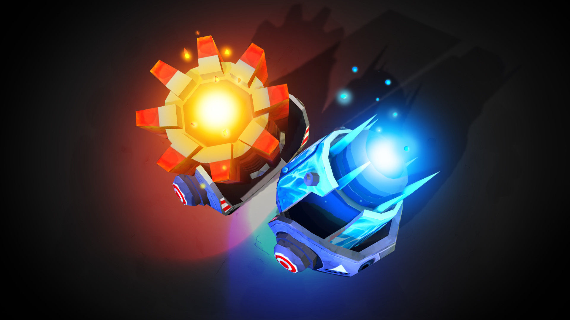 ArtStation - Fire and Freeze weapons