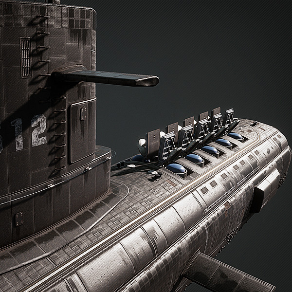 ArtStation - Ballistic Missile Submarine & Breakdown [UE4]
