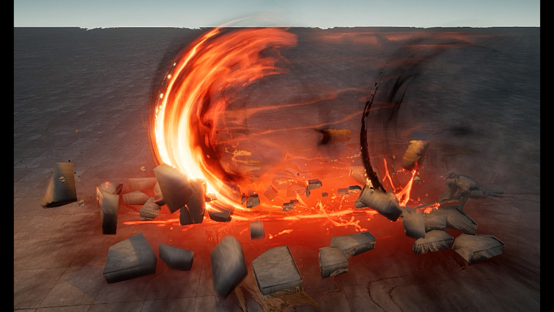 ArtStation - UE4_Fire slash