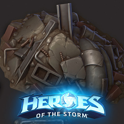 ArtStation - junkyard props and textures