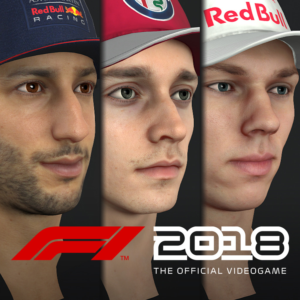 ArtStation - F1 2018 - Driver heads
