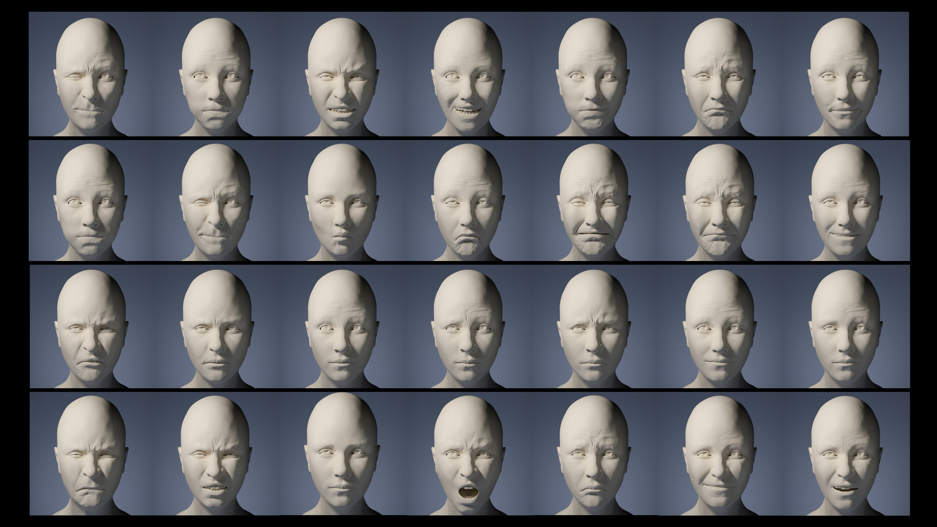 ArtStation - FACS - Expression study