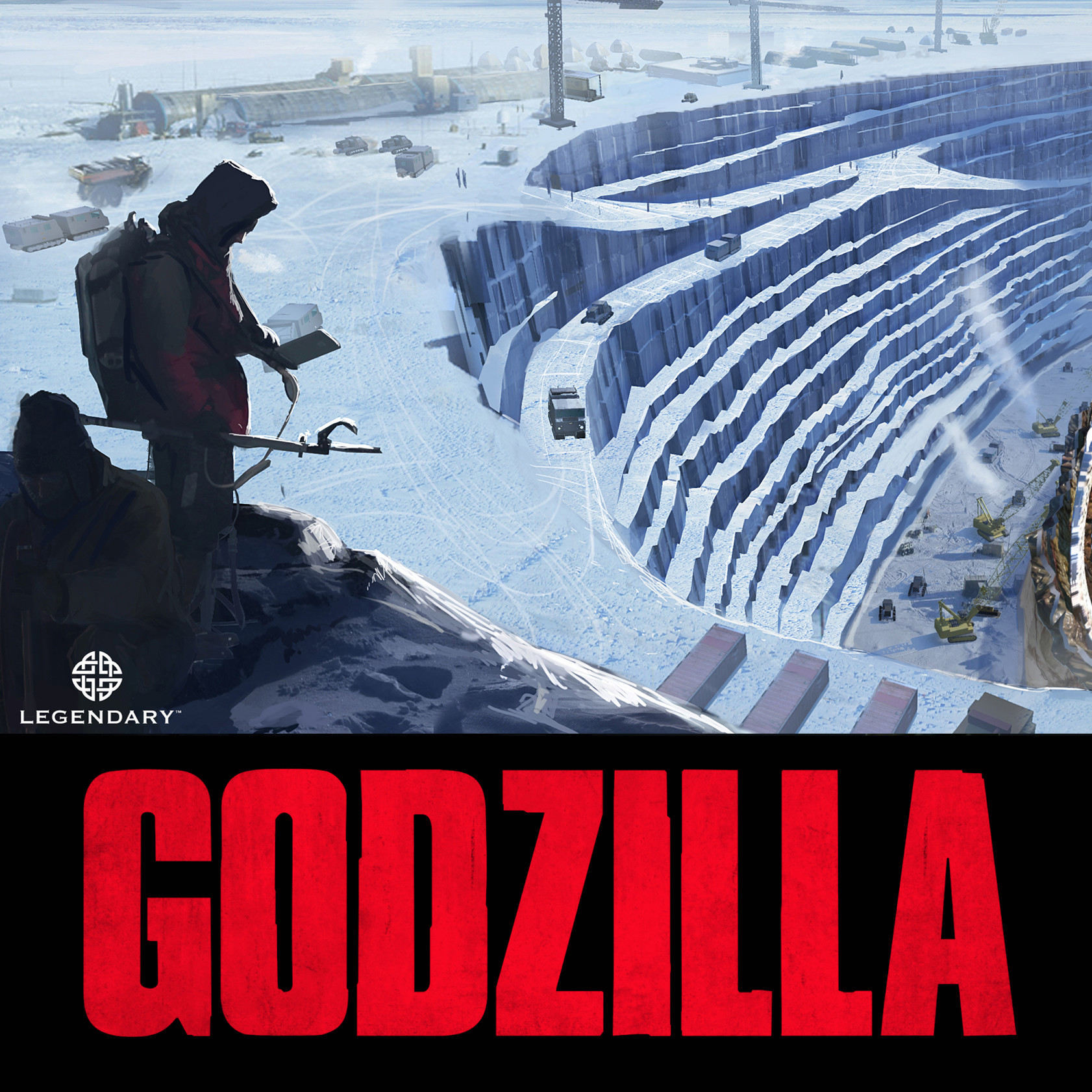 ArtStation - Ancient Godzilla discovery - excavation