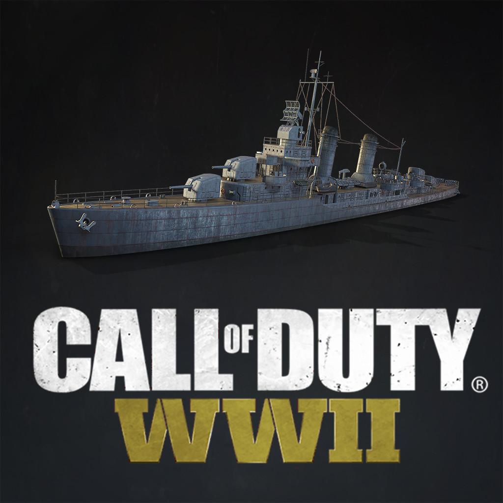 ArtStation - Call of Duty: World War II | US Gleaves-class destroyer