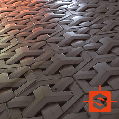 ArtStation - Geo Weave Ceramic Tiles