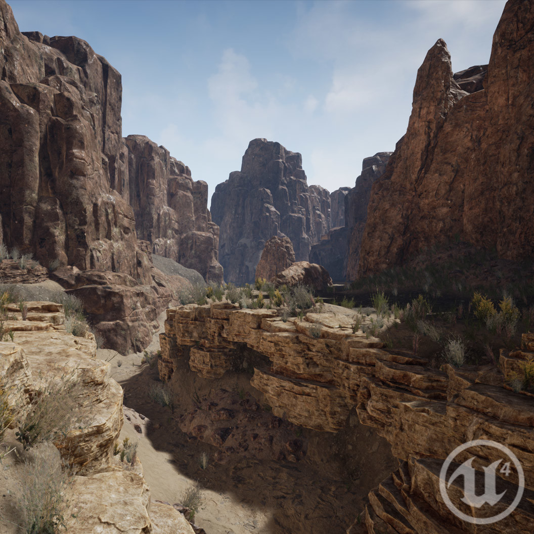 ArtStation - Desert environment - Unreal 4
