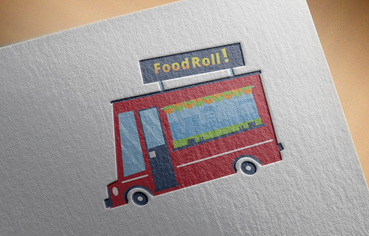 ArtStation - Food Roll Logo Design 1