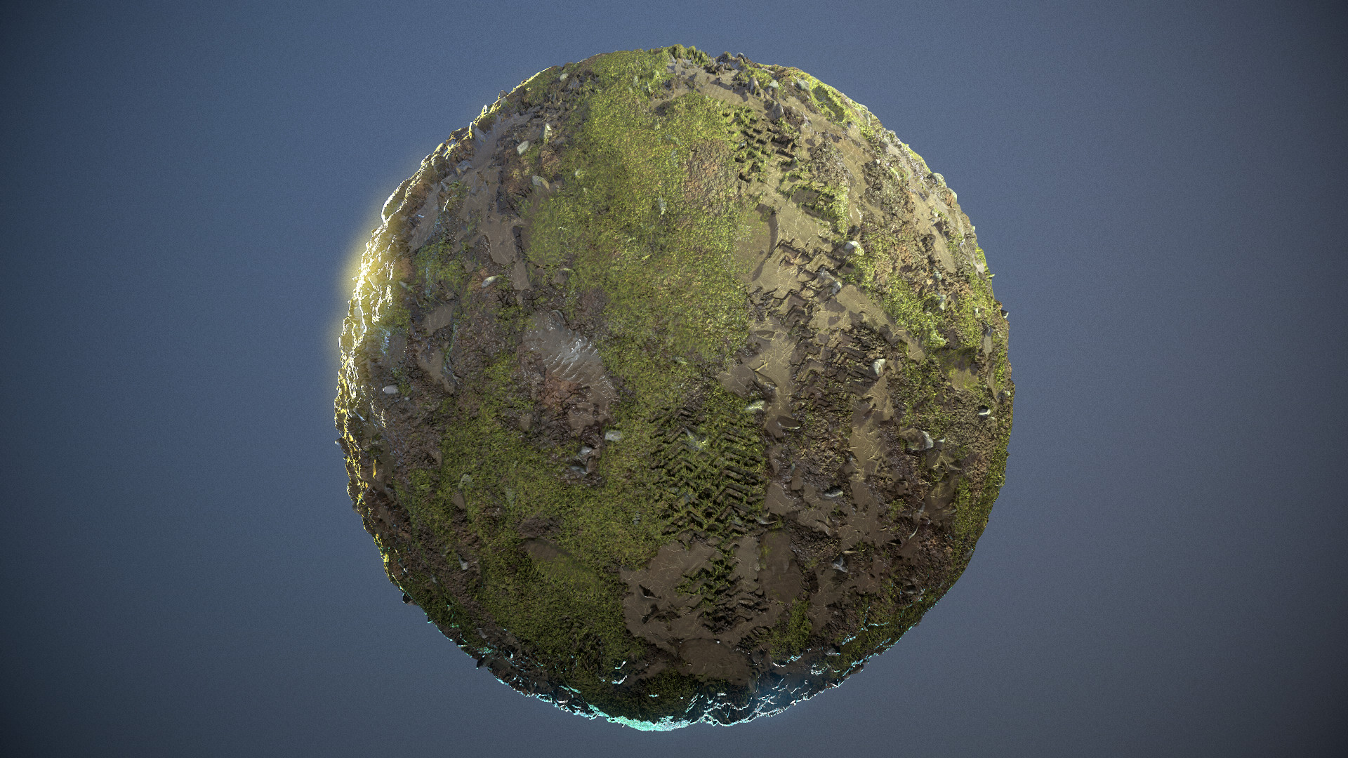 ArtStation - Mud Wheel Print