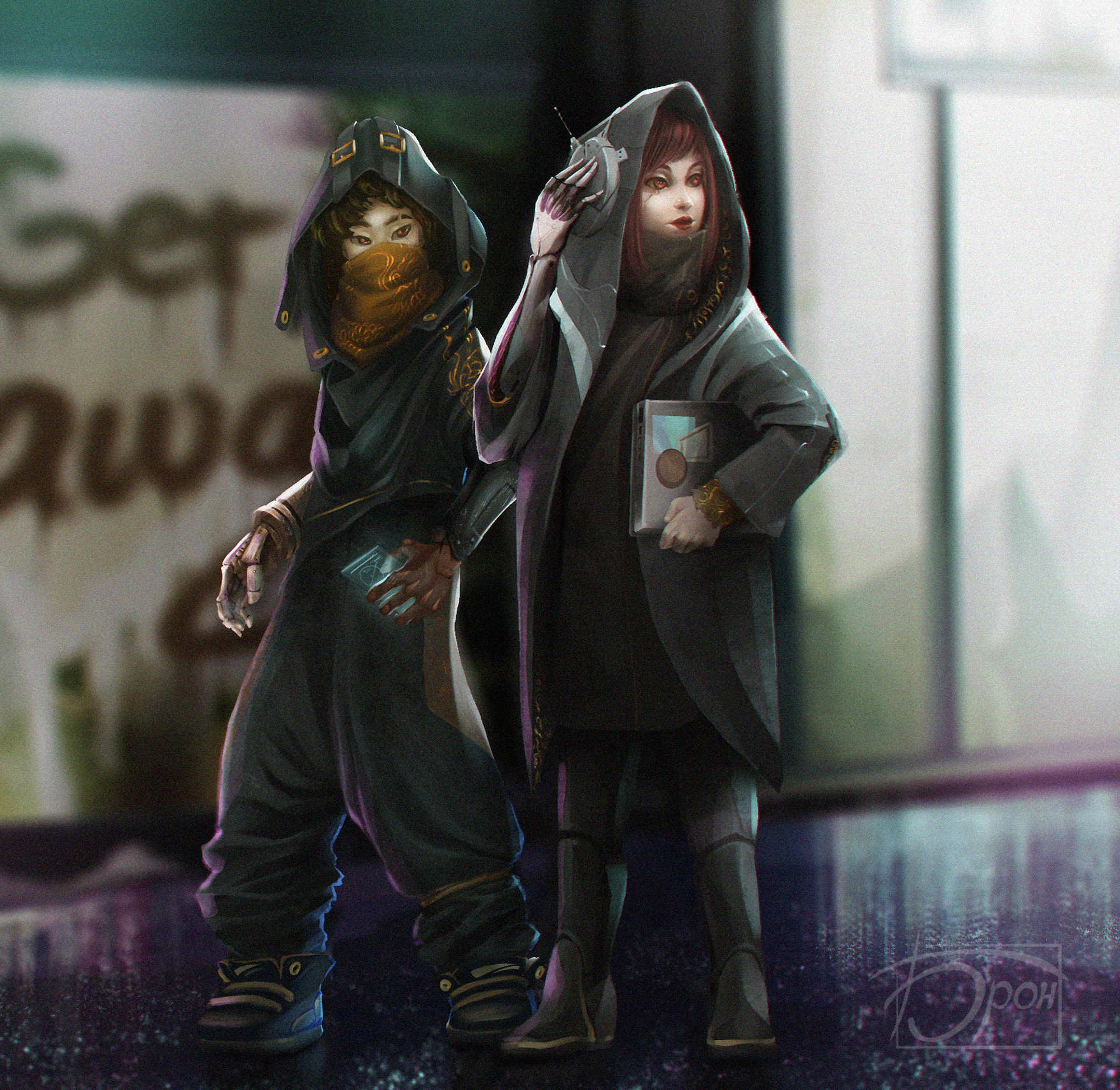 ArtStation - Cyberpunk children