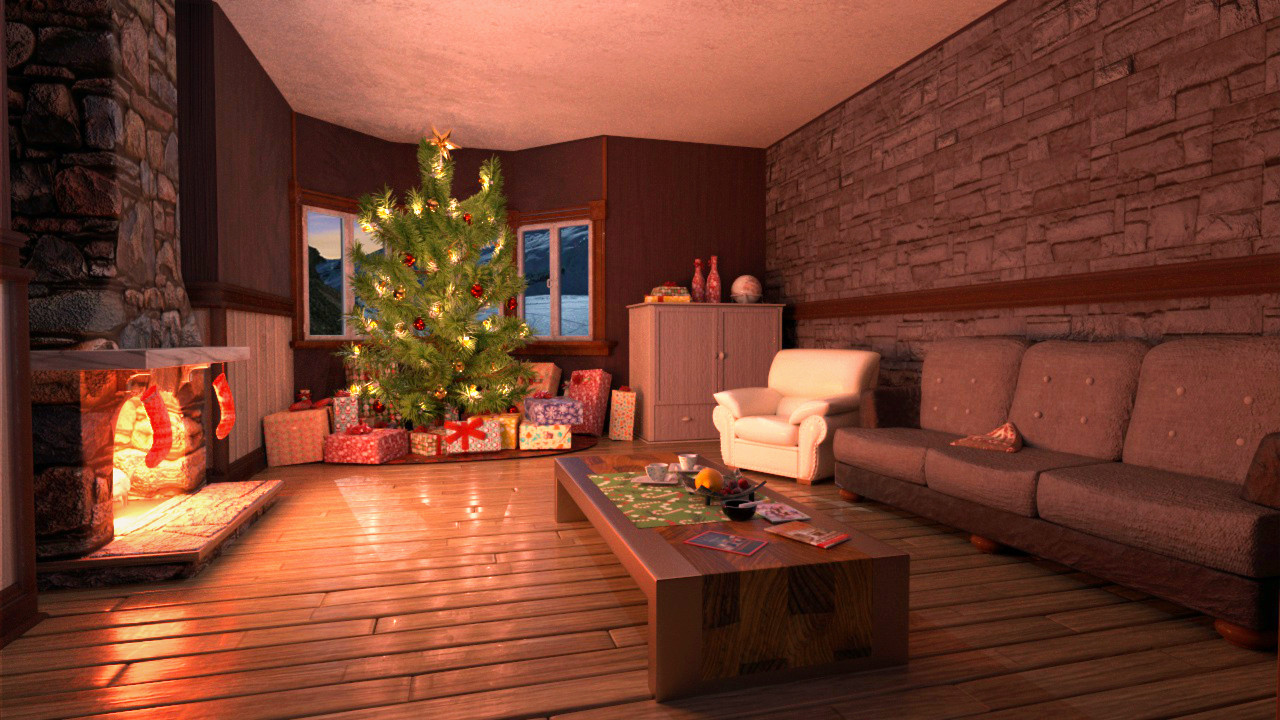 ArtStation - Christmas Room